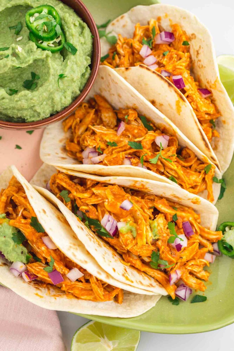 Chicken Tinga Tacos (Pollo De Tinga) - Little Sunny Kitchen