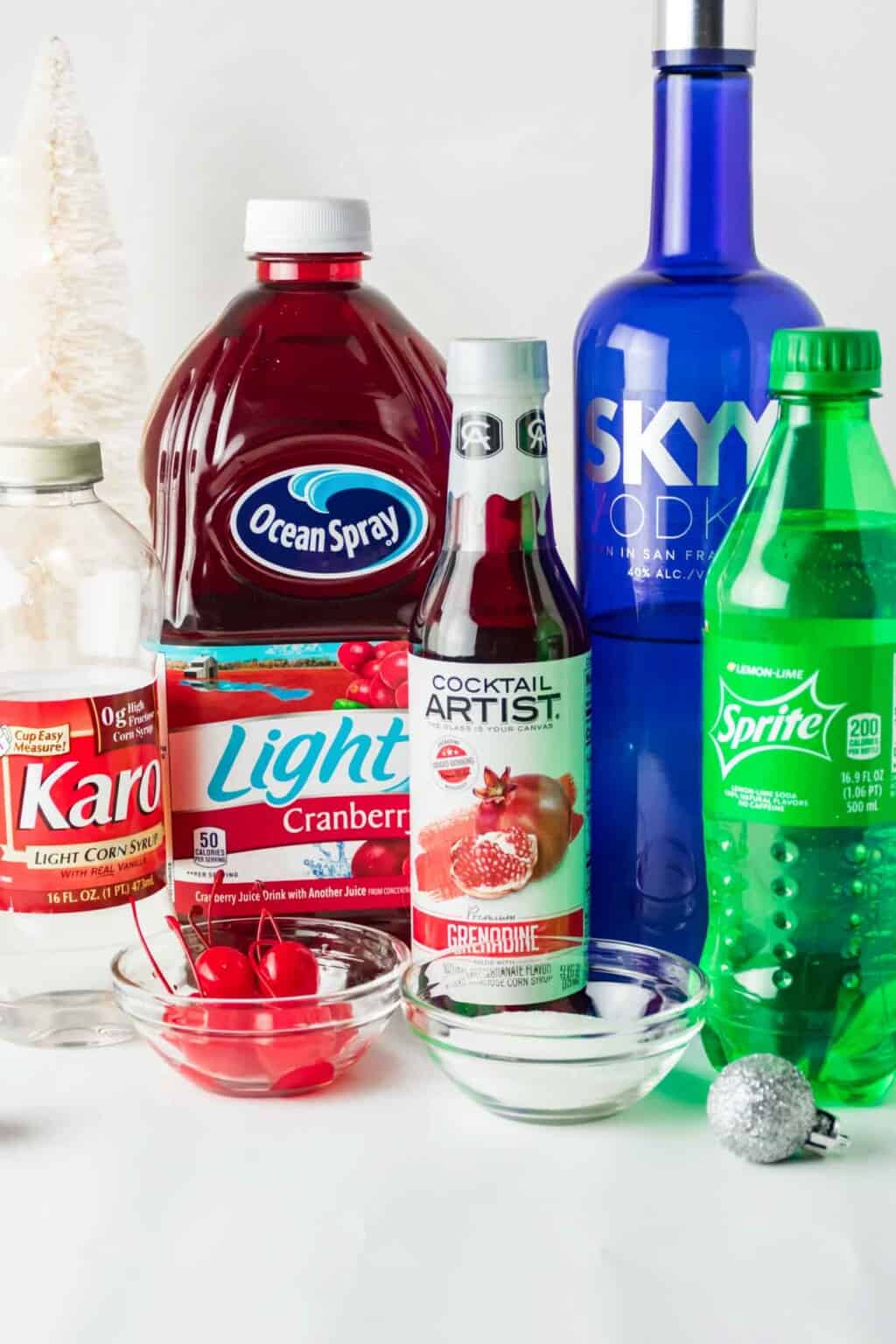 Christmas Vodka Cocktail (Santa Cocktail) - Little Sunny Kitchen