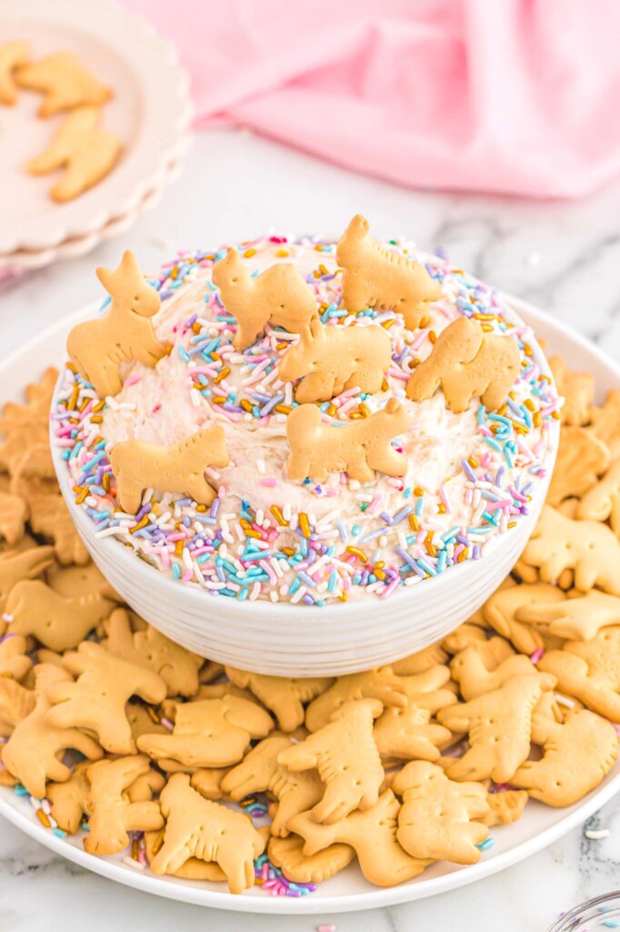 Funfetti Cake Batter Dip Recipe (No-Bake!) - Little Sunny Kitchen