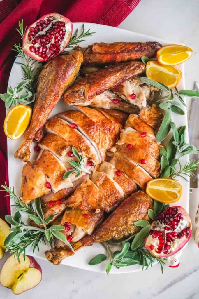 Grilled Turkey - How to Grill a Turkey for Thanksgiving (Golden and Juicy!)