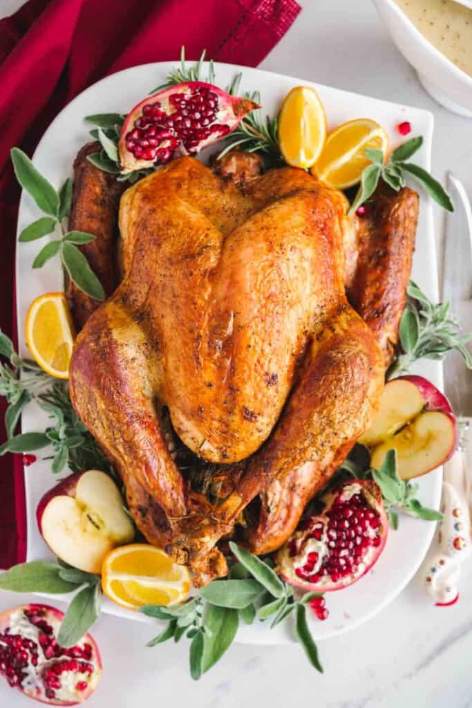 Grilled Turkey - How to Grill a Turkey for Thanksgiving (Golden and Juicy!)