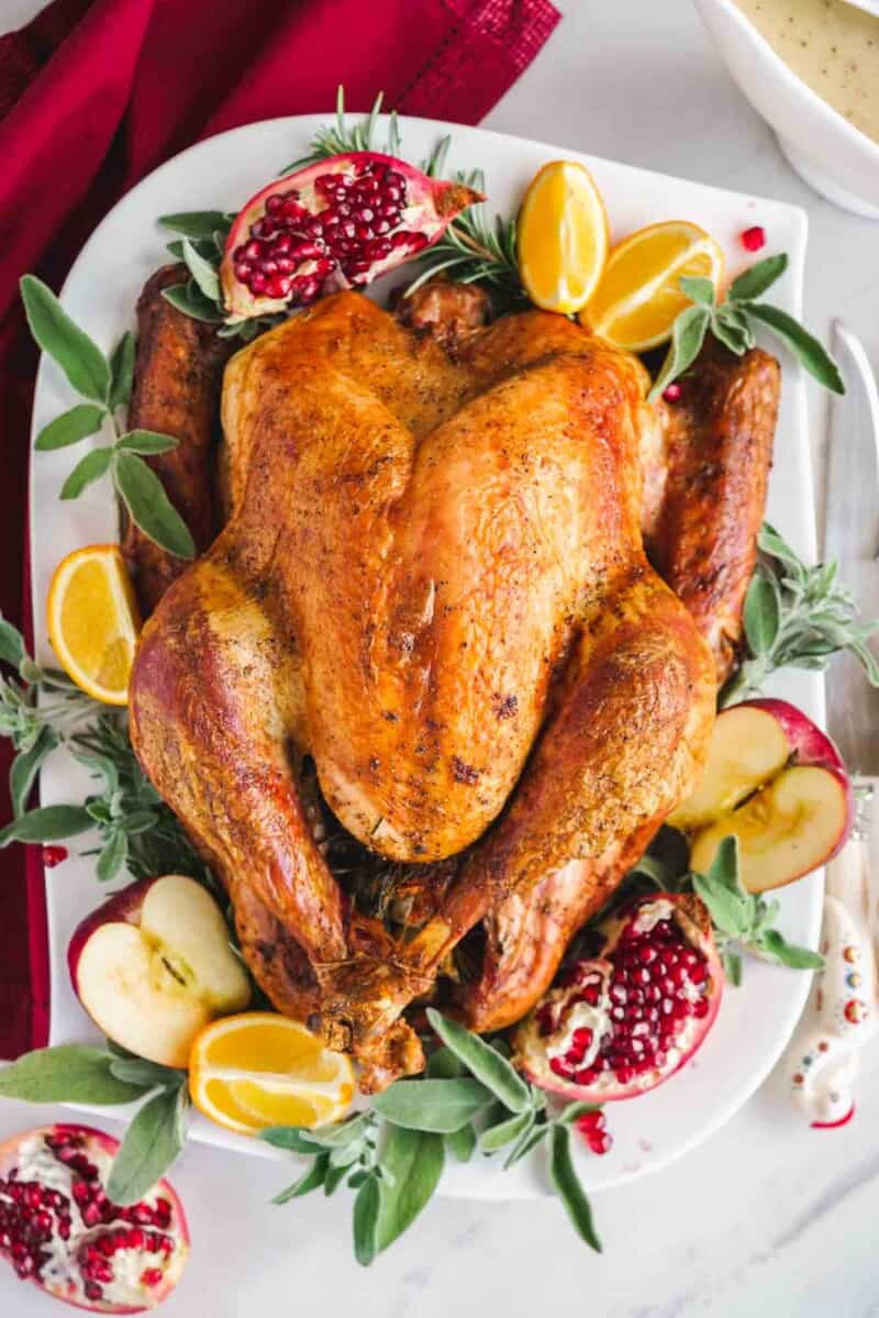 Grilled Turkey - How to Grill a Turkey for Thanksgiving (Golden and Juicy!)