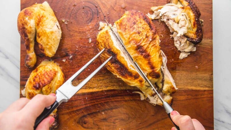 How to A Carve a Chicken Like a Pro! Step-By-Step Tutorial