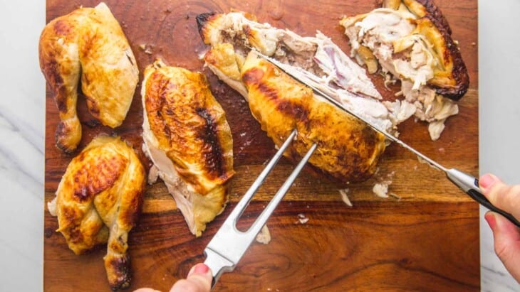 How to A Carve a Chicken Like a Pro! Step-By-Step Tutorial