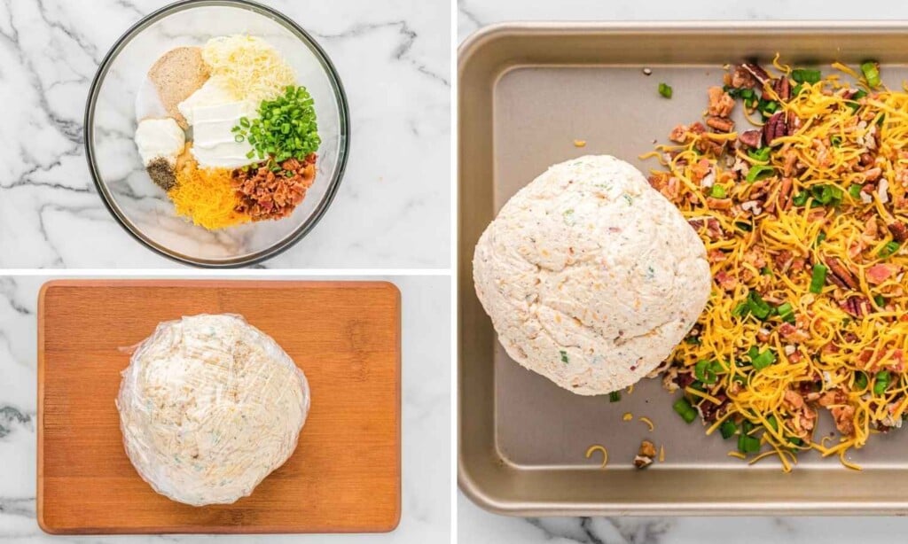 The Best Bacon Ranch Cheese Ball Recipe - Little Sunny Kitchen