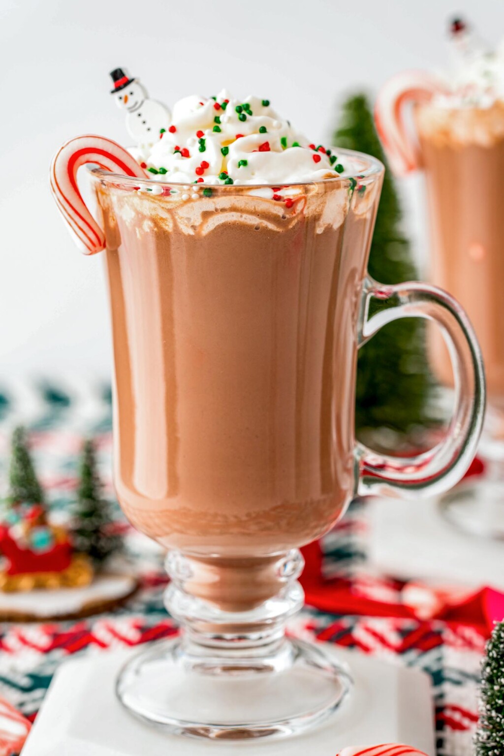 Peppermint Hot Chocolate Recipe - Little Sunny Kitchen