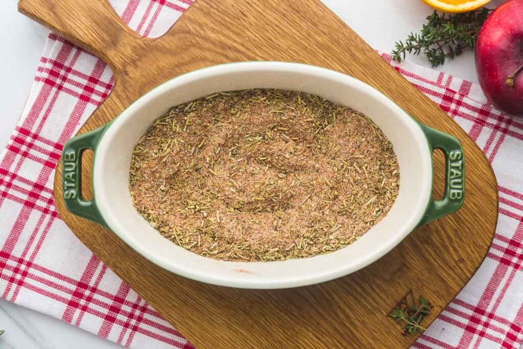 Thanksgiving Turkey Seasoning (Turkey Rub) - Little Sunny Kitchen