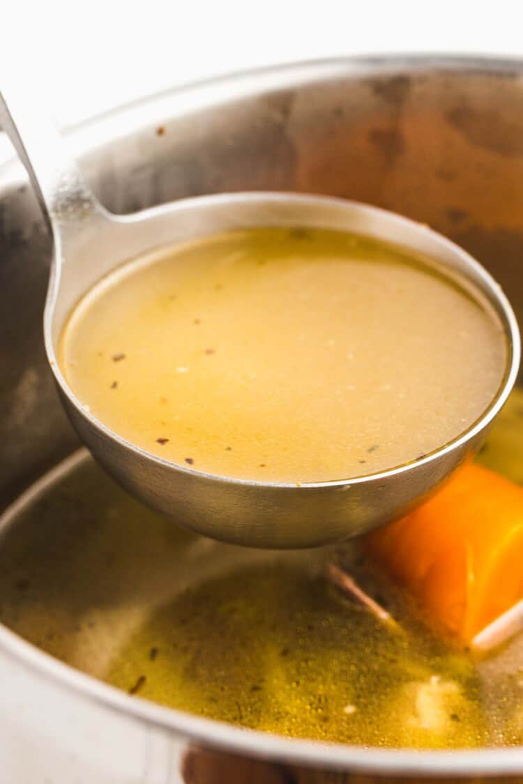 How to Make Turkey Stock (Stovetop or Instant Pot) - Little Sunny Kitchen