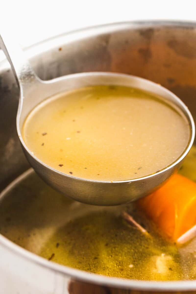 How to Make Turkey Stock (Stovetop or Instant Pot) - Little Sunny Kitchen