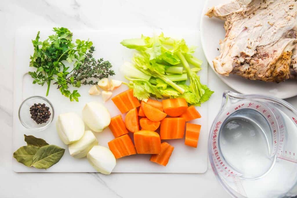 How to Make Turkey Stock (Stovetop or Instant Pot) - Little Sunny Kitchen