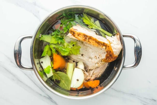How to Make Turkey Stock (Stovetop or Instant Pot) - Little Sunny Kitchen