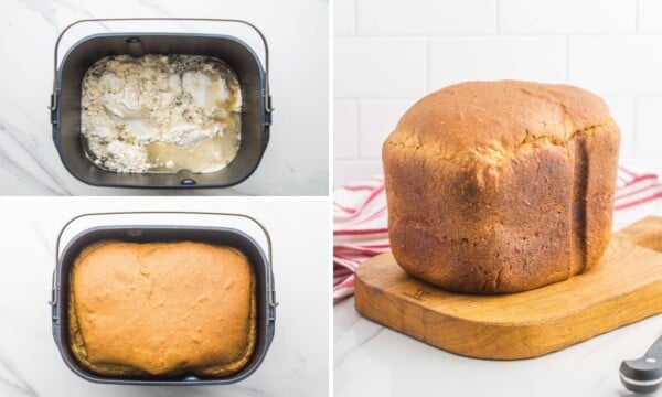 Bread Maker Bread (Basic White Loaf) - Little Sunny Kitchen