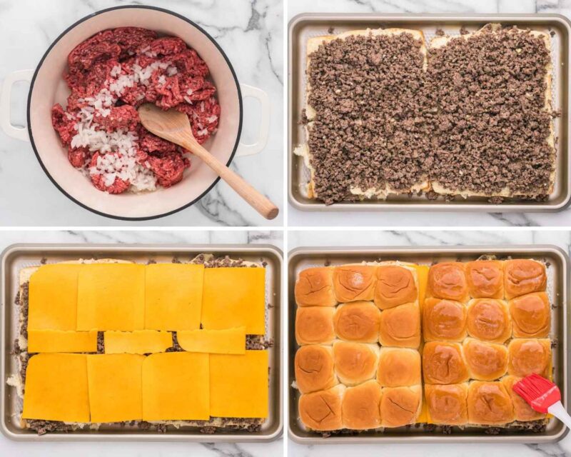 Easy Baked Cheeseburger Sliders Recipe - Little Sunny Kitchen