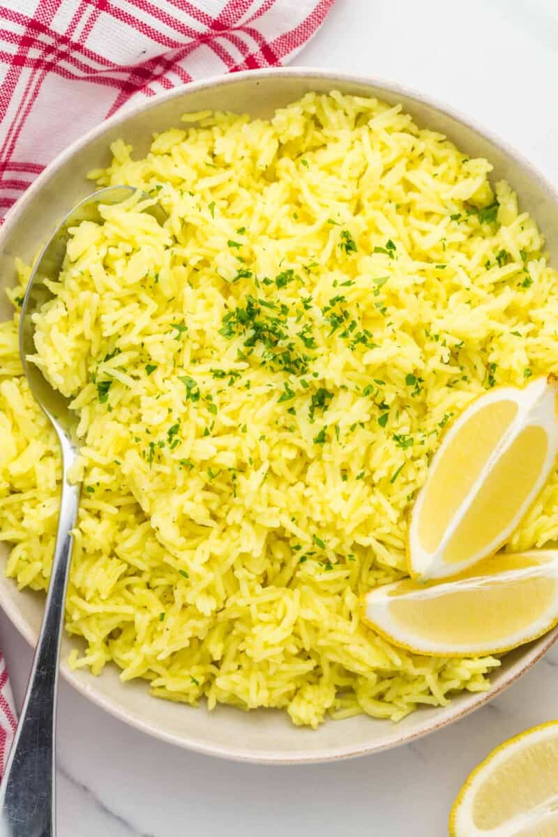 Easy Lemon Rice Recipe - Little Sunny Kitchen