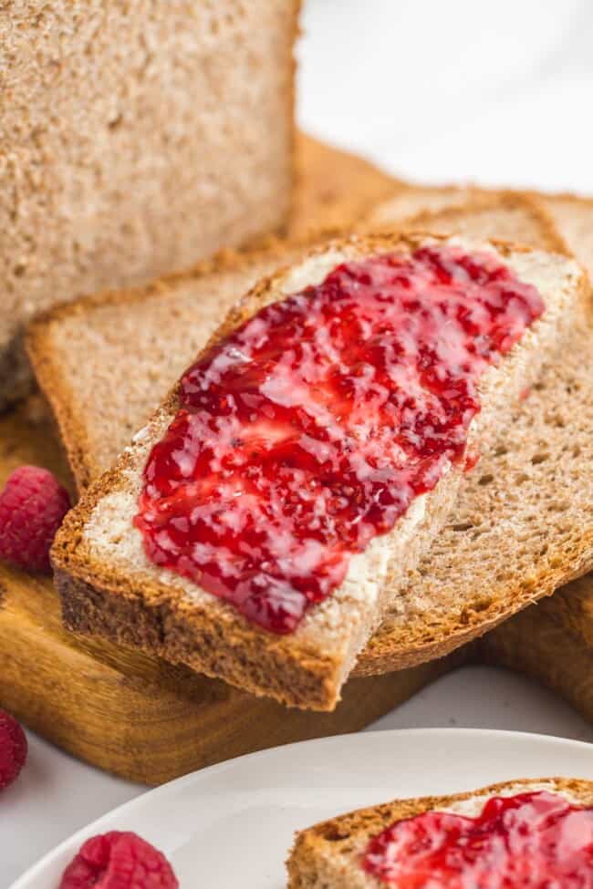 Bread Machine Whole Wheat Bread - Little Sunny Kitchen