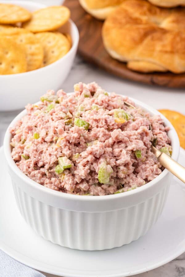 Best Ham Salad Recipe (Spread or Sandwiches) - Little Sunny Kitchen