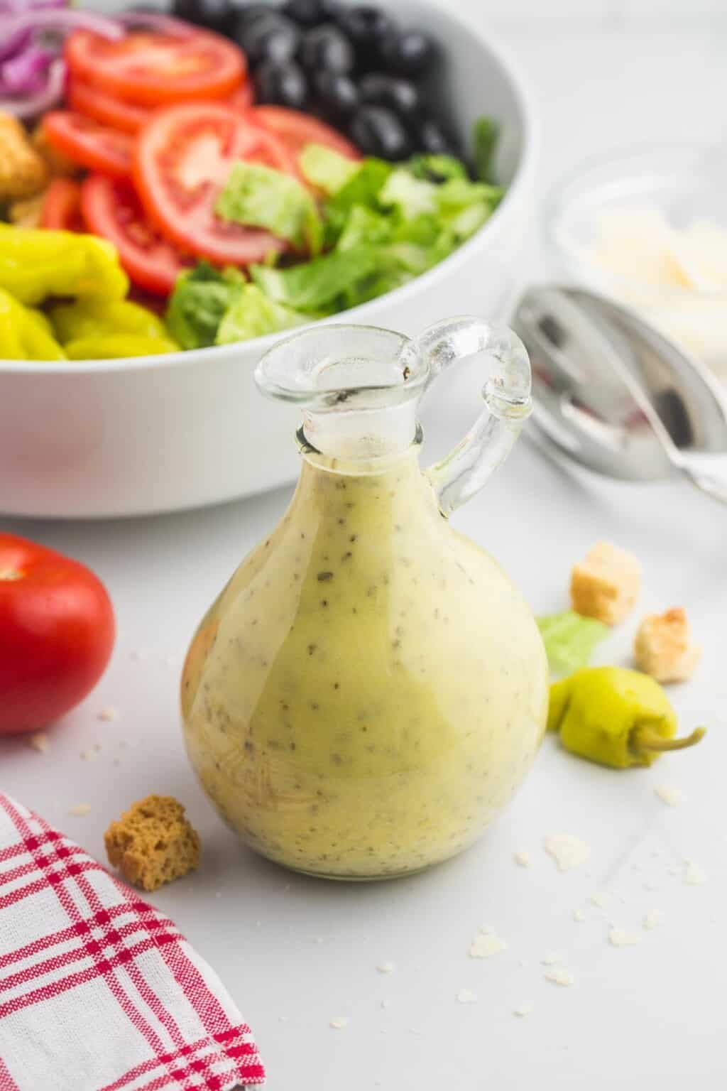 Olive Garden Salad Dressing (Copycat Recipe) - Little Sunny Kitchen