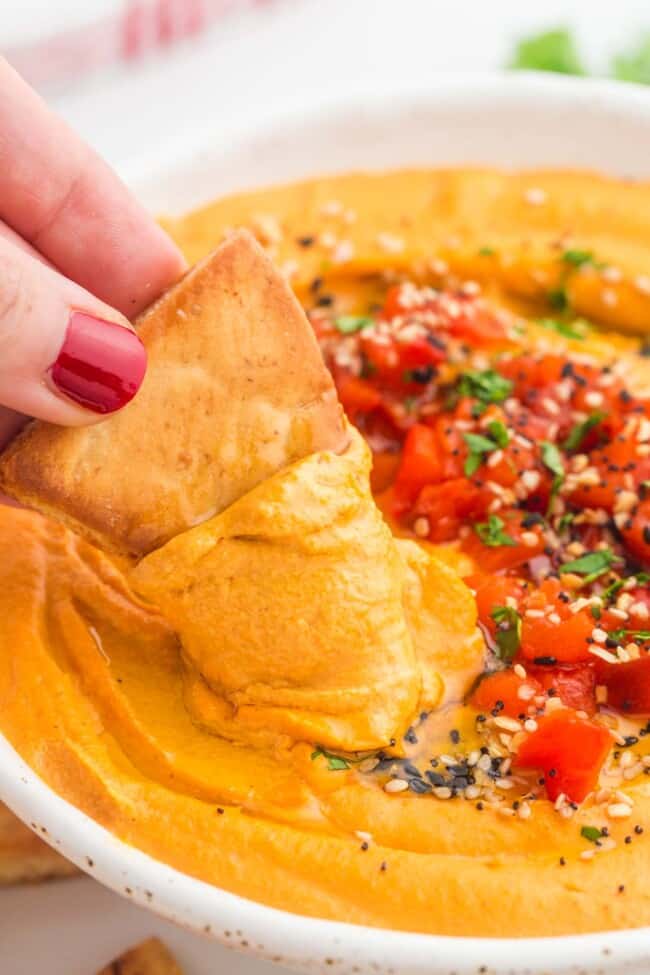 Roasted Red Pepper Hummus