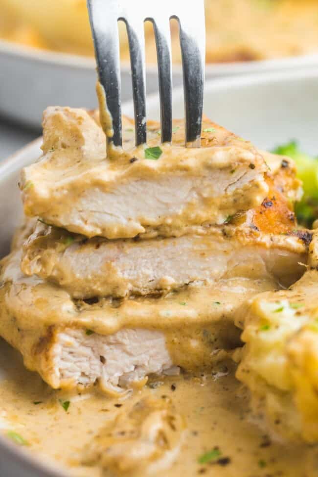 One Pan Creamy Garlic Chicken - Little Sunny Kitchen
