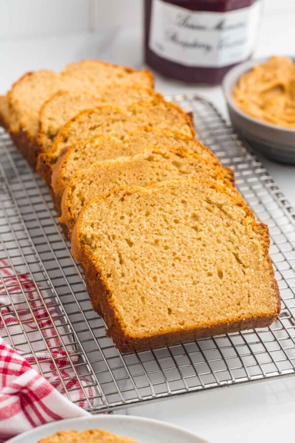 Easy Peanut Butter Bread Recipe - Little Sunny Kitchen
