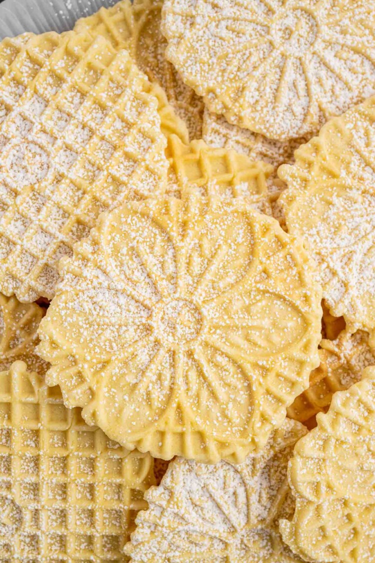 Easy Italian Pizzelle Recipe - Little Sunny Kitchen