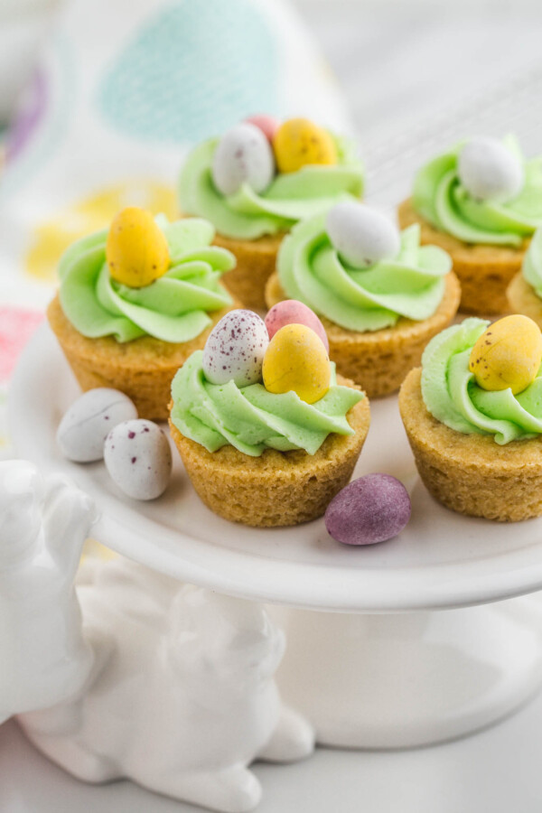 Easy Easter Basket Cookie Cups - Little Sunny Kitchen