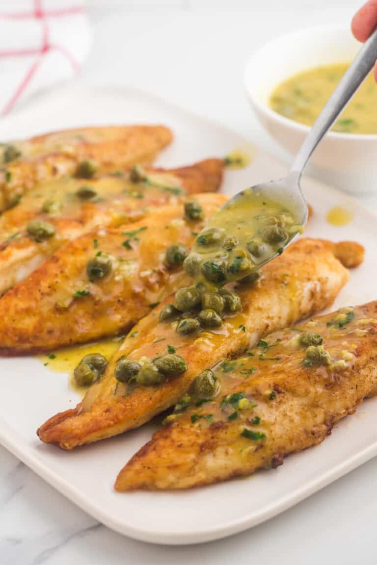 Easy Fish Piccata - Little Sunny Kitchen