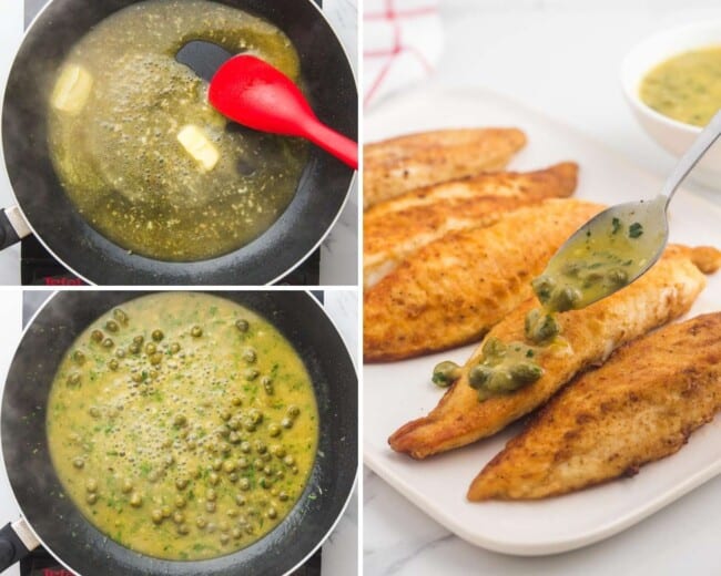 Easy Fish Piccata - Little Sunny Kitchen