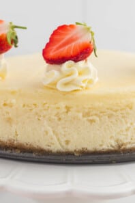 Classic New York Style Cheesecake - Little Sunny Kitchen