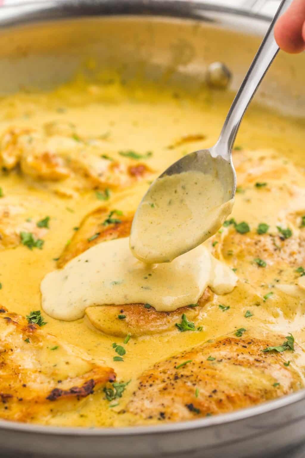 Creamy Boursin Chicken - Little Sunny Kitchen
