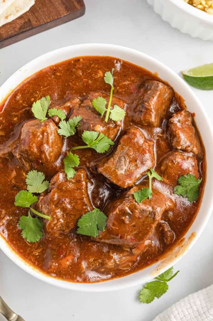 Chile Colorado Mexican Stew - Little Sunny Kitchen