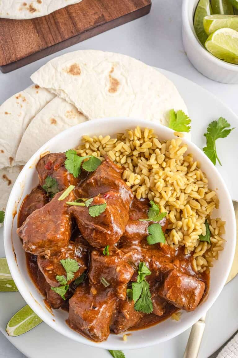 Chile Colorado Mexican Stew - Little Sunny Kitchen