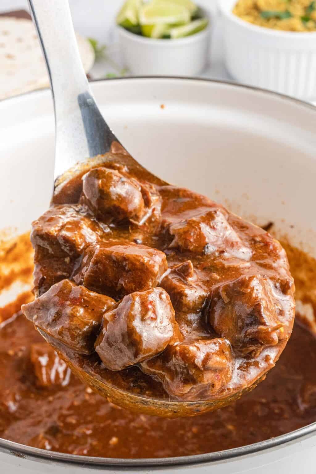 Chile Colorado Mexican Stew - Little Sunny Kitchen