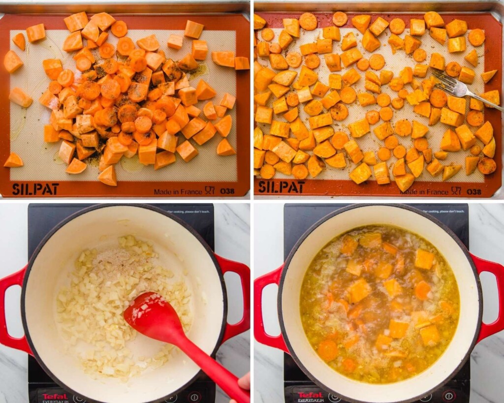 Roasted Sweet Potato Soup (Smooth & Creamy!) - Little Sunny Kitchen
