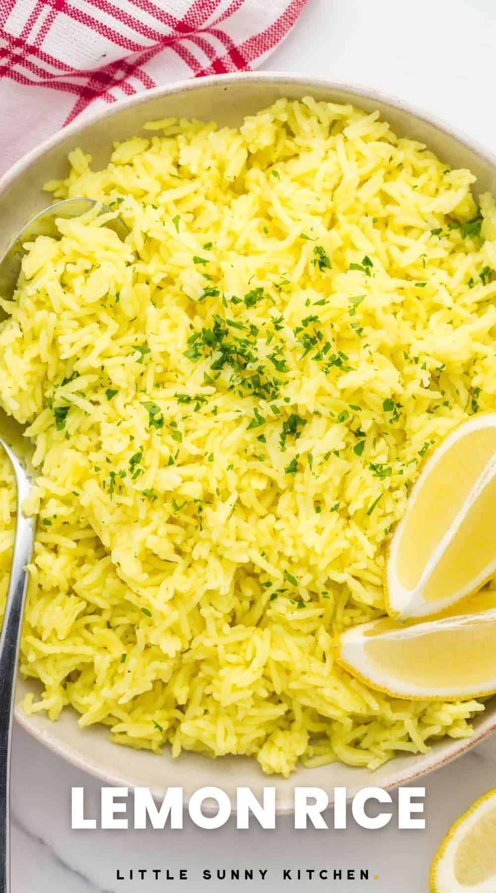 Easy Lemon Rice Recipe - Little Sunny Kitchen