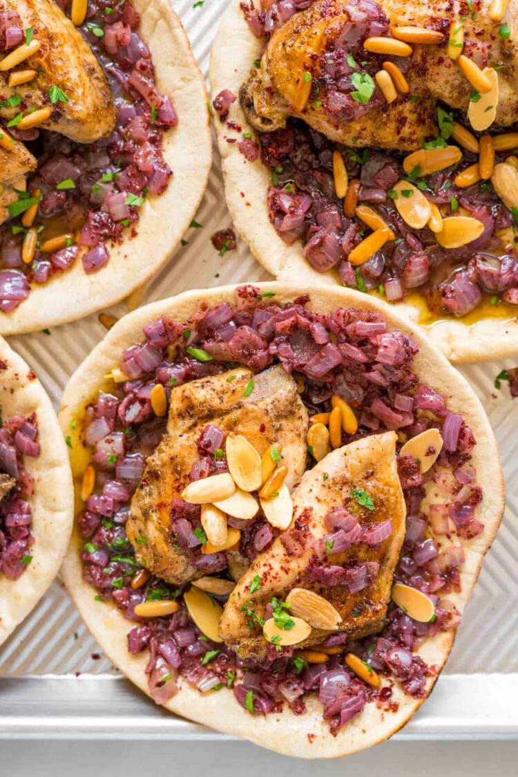 Musakhan (Sumac Roasted Chicken) - Little Sunny Kitchen