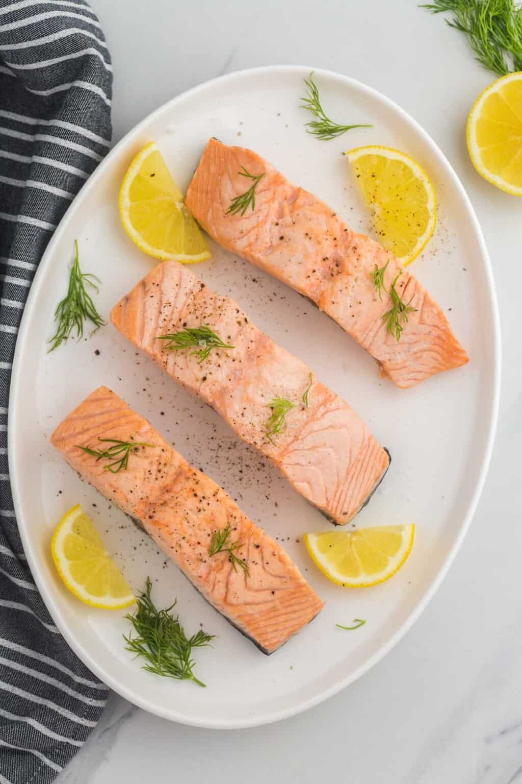 Perfect Poached Salmon - Little Sunny Kitchen