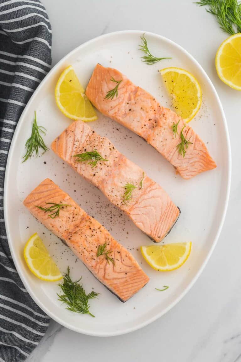 Perfect Poached Salmon - Little Sunny Kitchen