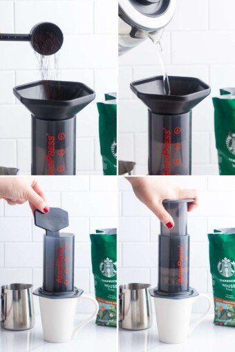 How to Use an Aeropress Coffee Maker - Little Sunny Kitchen