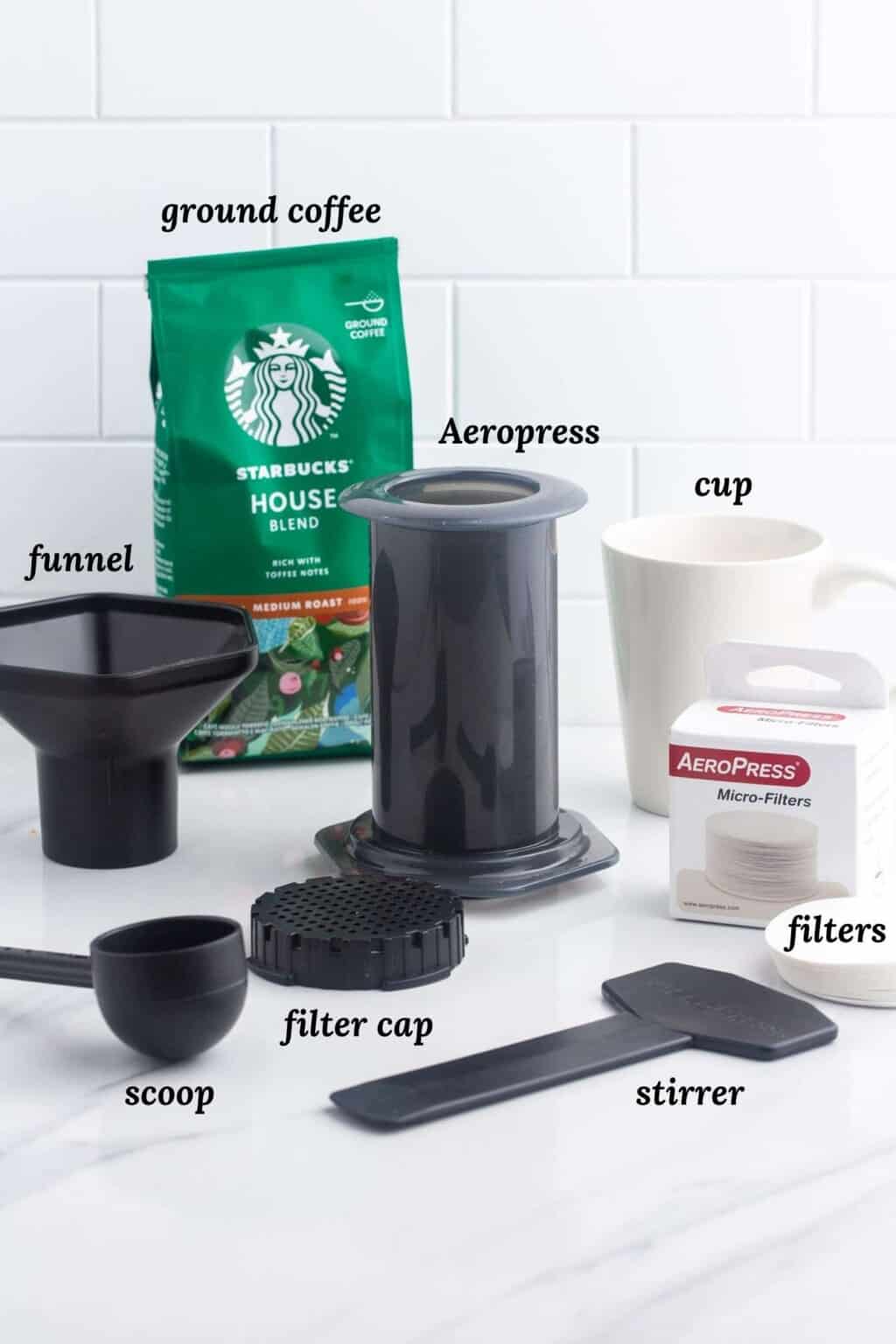 How to Use an Aeropress Coffee Maker - Little Sunny Kitchen