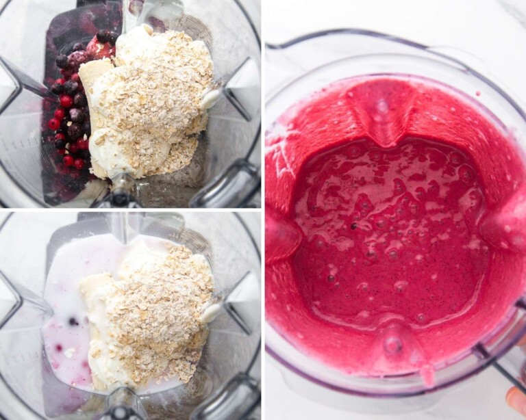 Mixed Berry Smoothie (Healthy & Delicious!) - Little Sunny Kitchen