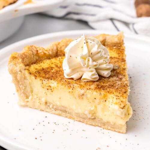 Old Fashioned Easy Custard Pie - Little Sunny Kitchen