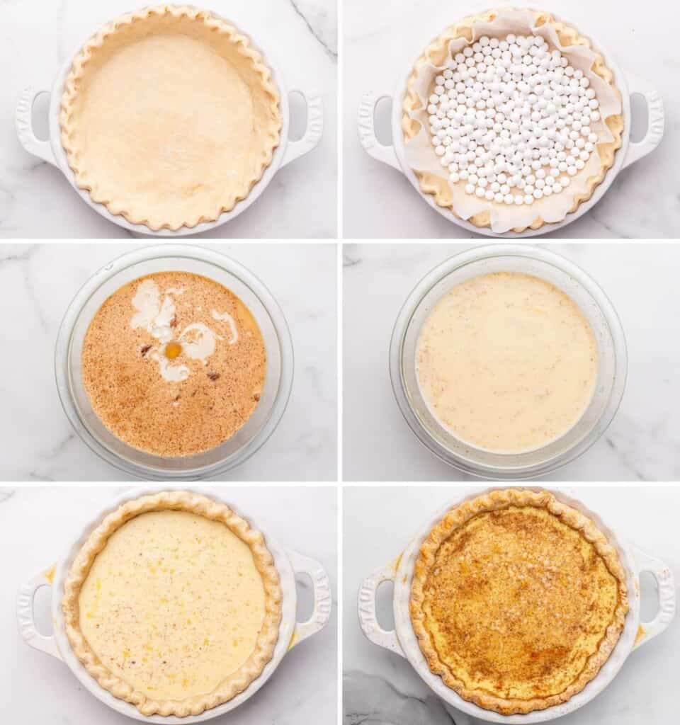 Old Fashioned Easy Custard Pie - Little Sunny Kitchen