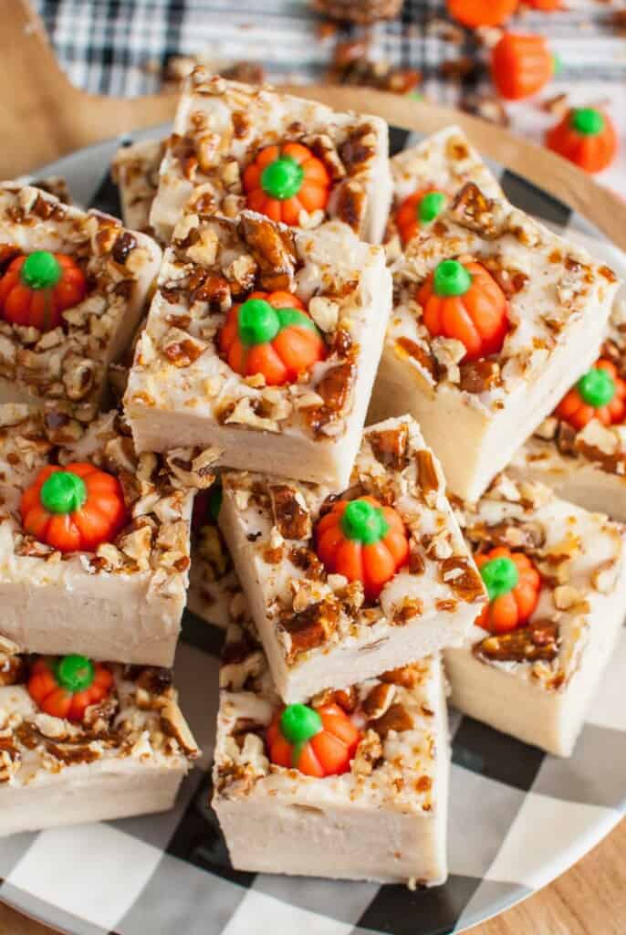 Easy Pumpkin Spice Fudge - Little Sunny Kitchen