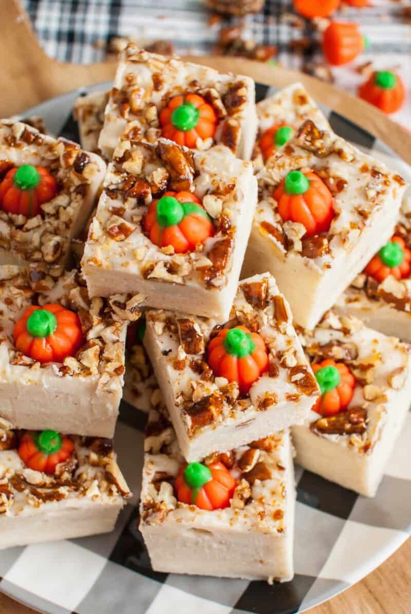 Easy Pumpkin Spice Fudge - Little Sunny Kitchen