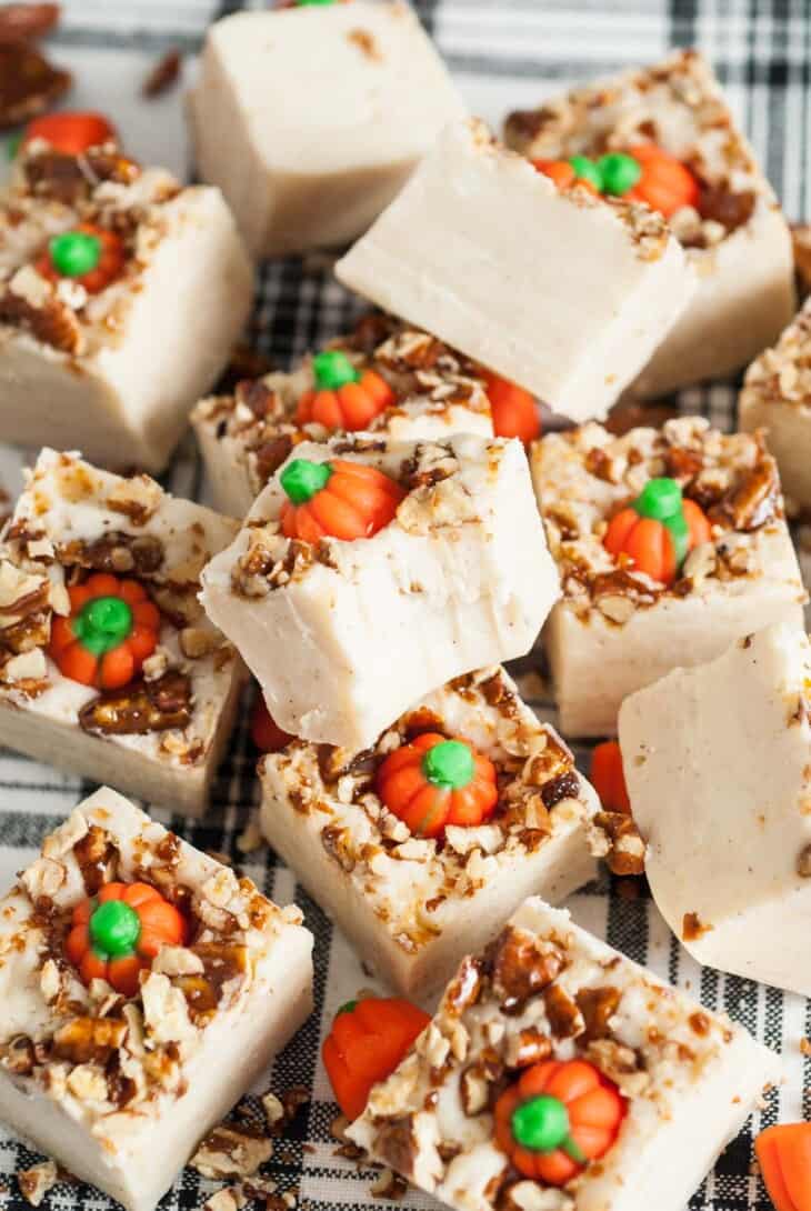 Easy Pumpkin Spice Fudge - Little Sunny Kitchen