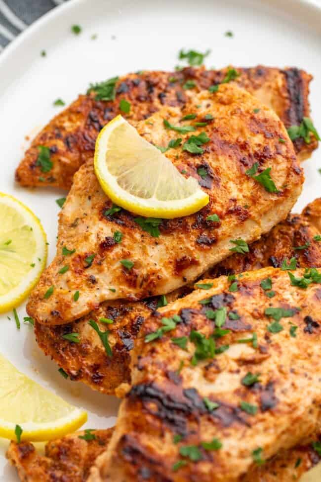 Yogurt Marinated Chicken (Easy & Flavorful) - Little Sunny Kitchen