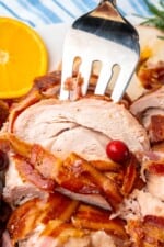 Easy and Delicious Bacon Wrapped Turkey - Little Sunny Kitchen