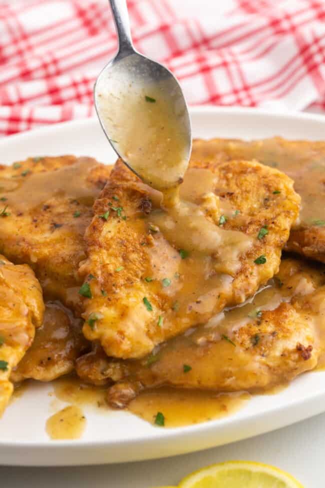 The Best Chicken Francese - Little Sunny Kitchen