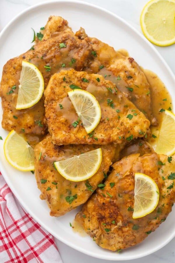 The Best Chicken Francese - Little Sunny Kitchen